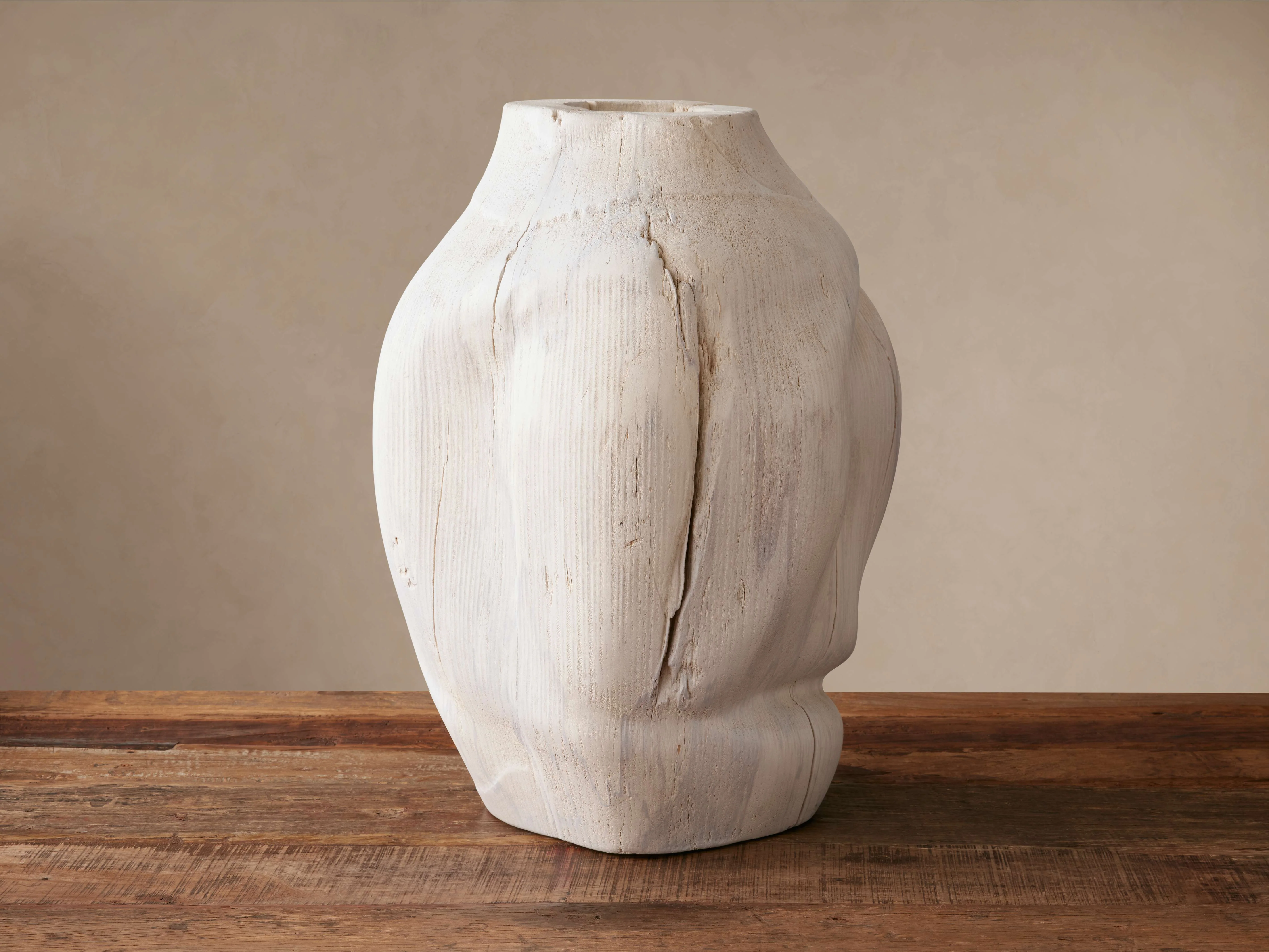 Ankobra Organic Bleached Vessel - Arhaus