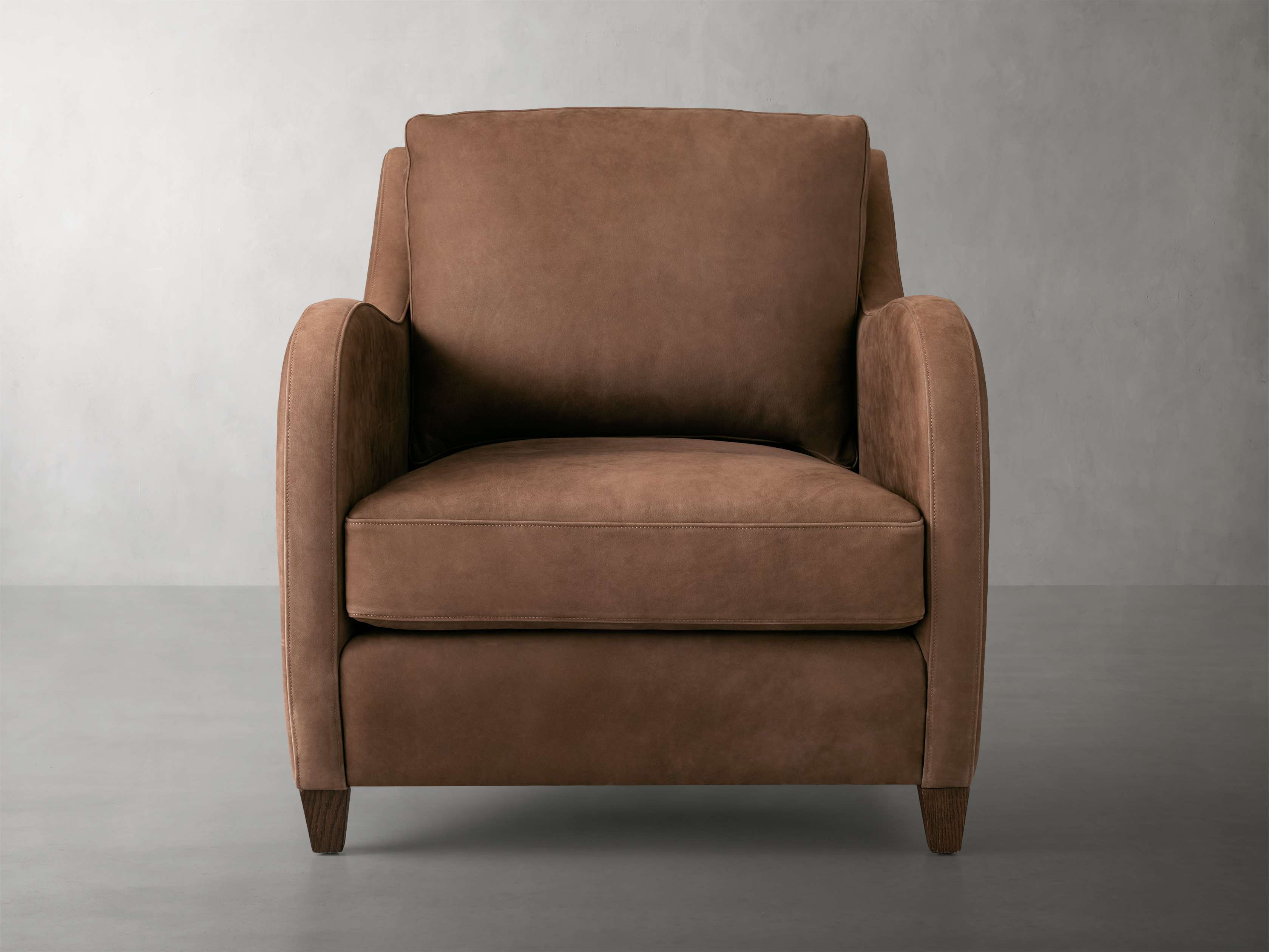 Marvin Nubuck Leather Chair - Arhaus