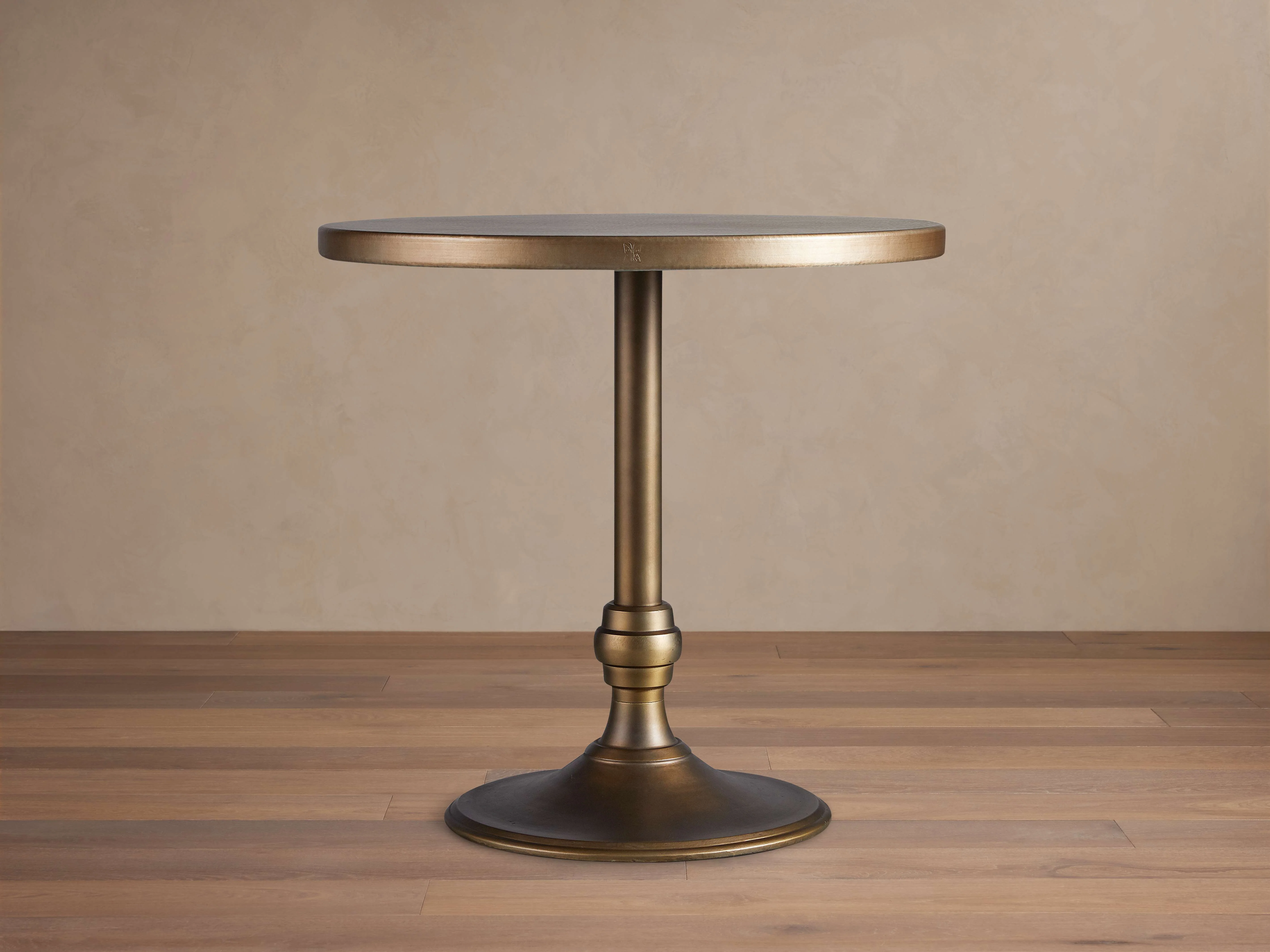 Recycled Metal Counter Table With Wade Base - Arhaus